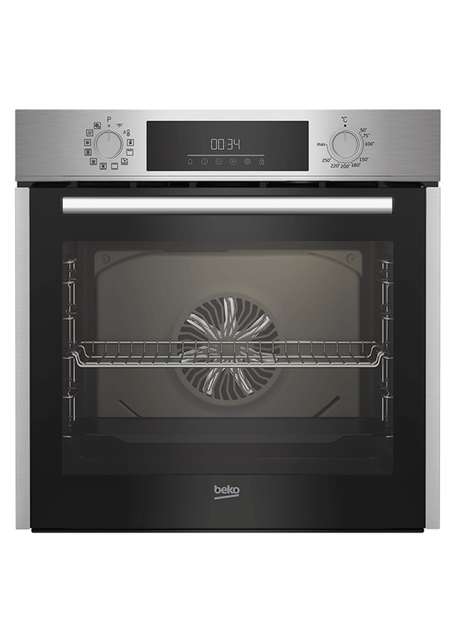 Электрический духовой шкаф BEKO BIOM1531KXNС, цвет нержавеющая сталь