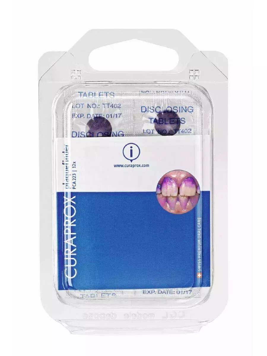 Curaprox средства для индикации зубного налета n12 та-1шт.