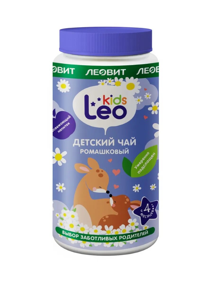 Леовит leo kids чай гранулированный быстрорастворимый ромашк