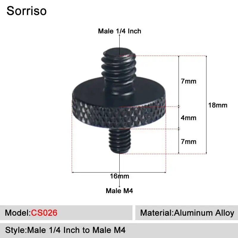 Переходник для крепления штатива Sorriso