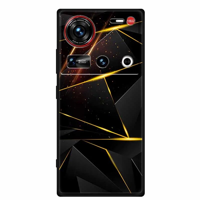 Черный чехол ZTE Nubia Z70 Ultra 5G, силикон, Цвет: 48