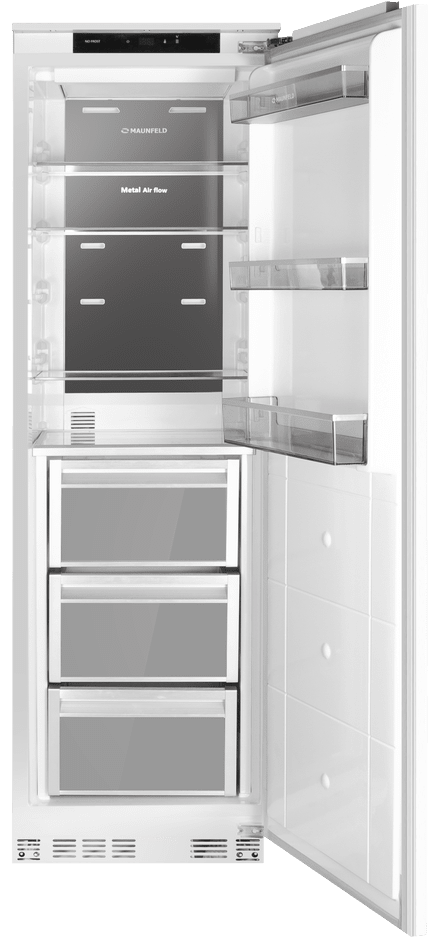 Встраиваемый холодильник Maunfeld MBF205NFWGR Inverter