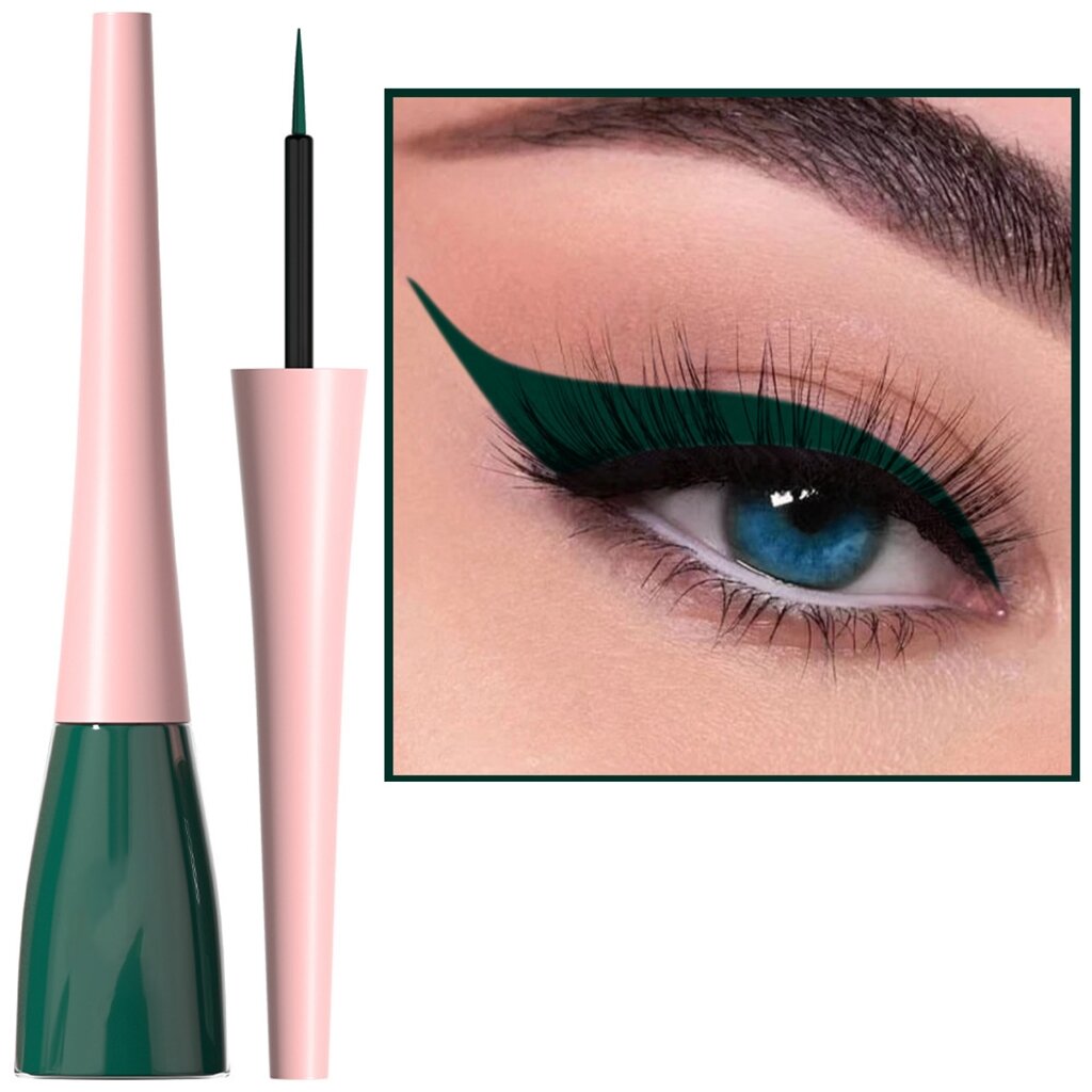 Стойкая водостойкая цветная подводка для глаз-09