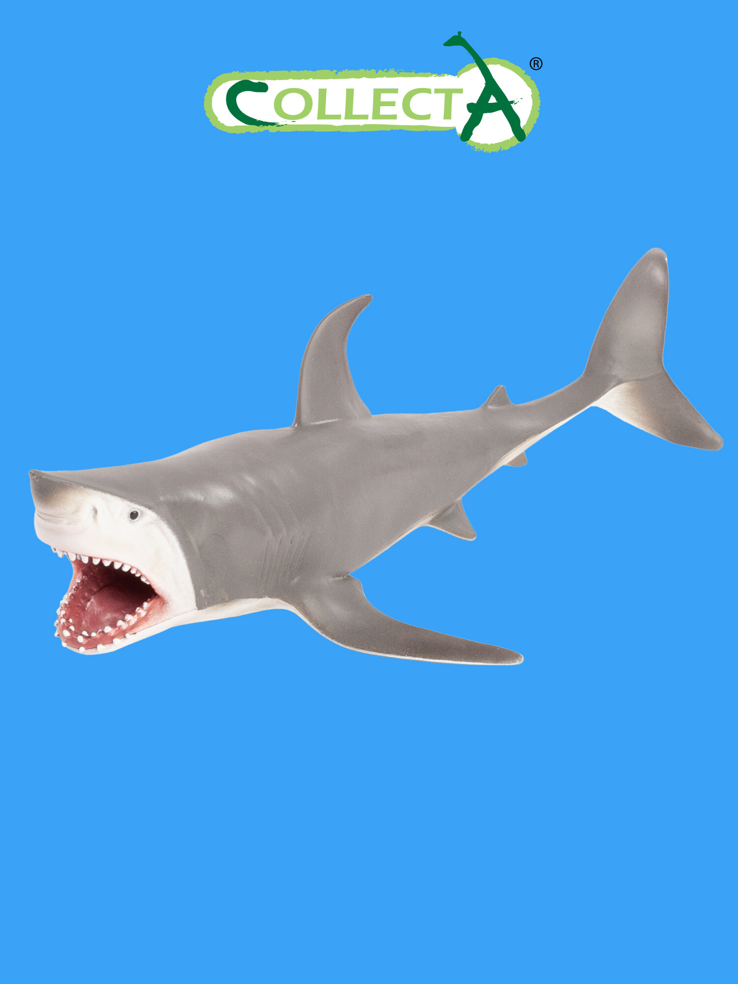 Фигурка морского животного Collecta "Акула большая белая" высота 10 см, 88729b