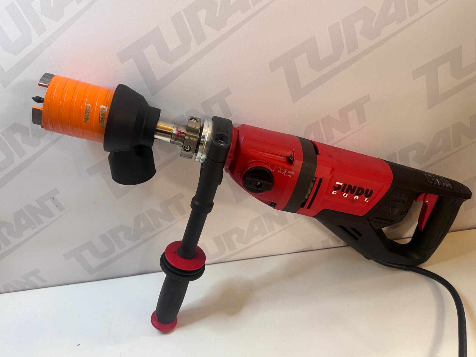 Дрель с микроударом для алмазного сверления JINDU JDC-06P (перчатки и коронка 72 мм в подарок)