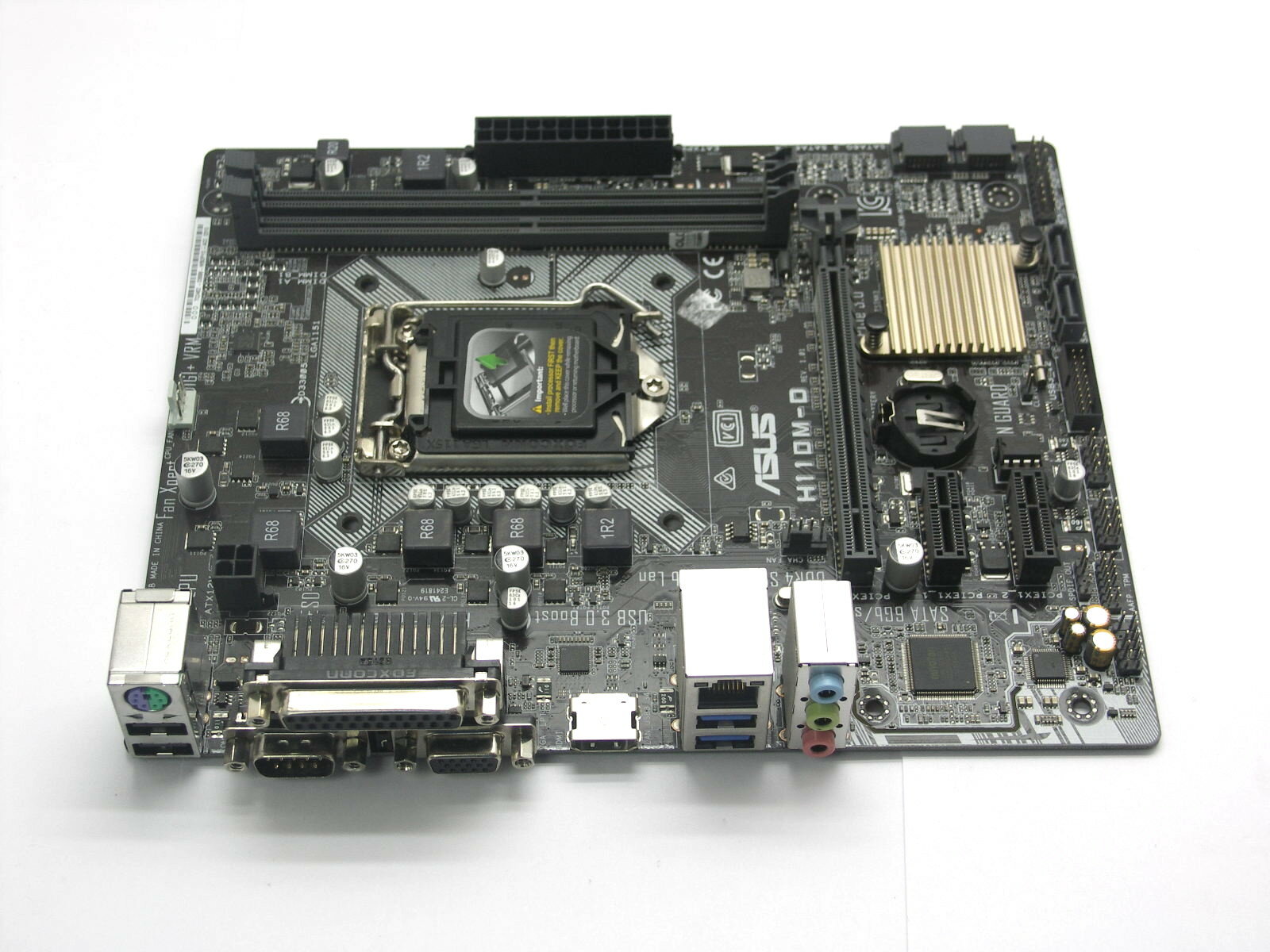 Материнская плата S-1151 ASUS H110M-D, H110/2xDDR4/SATA/Lan/USB3.0/VGA/HDMI/Sb/mATX