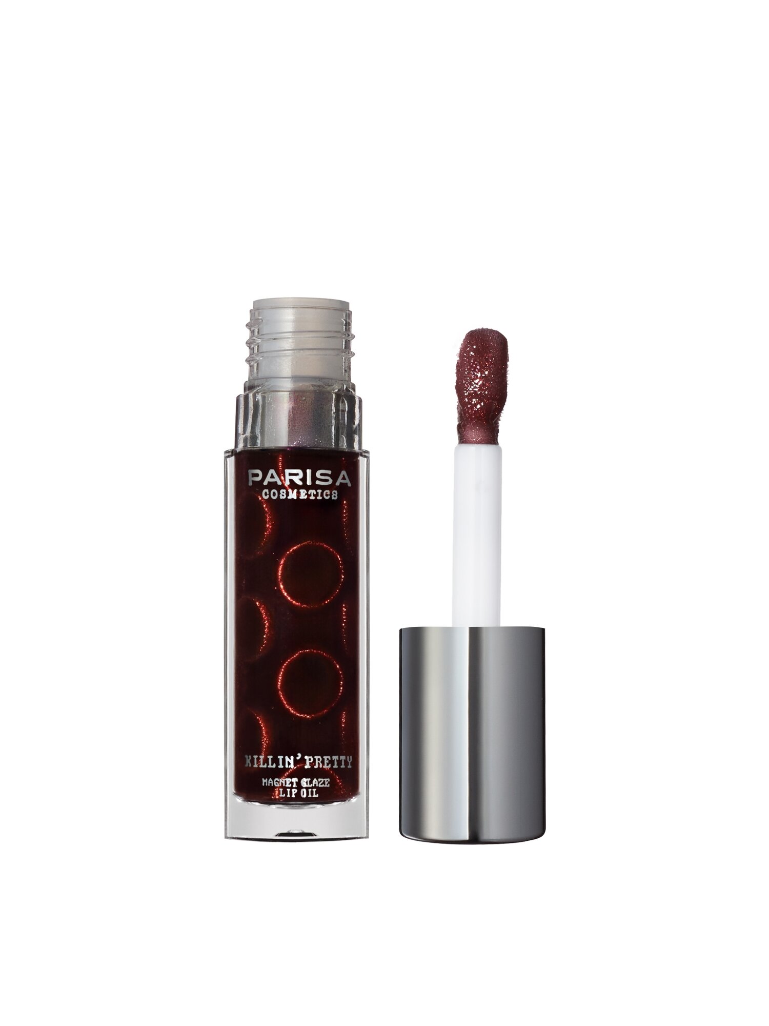 Parisa Магнитное мультихромное масло для губ KILLIN' PRETTY MAGNET GLAZE LIP OIL PMO-212 203 Red Flag