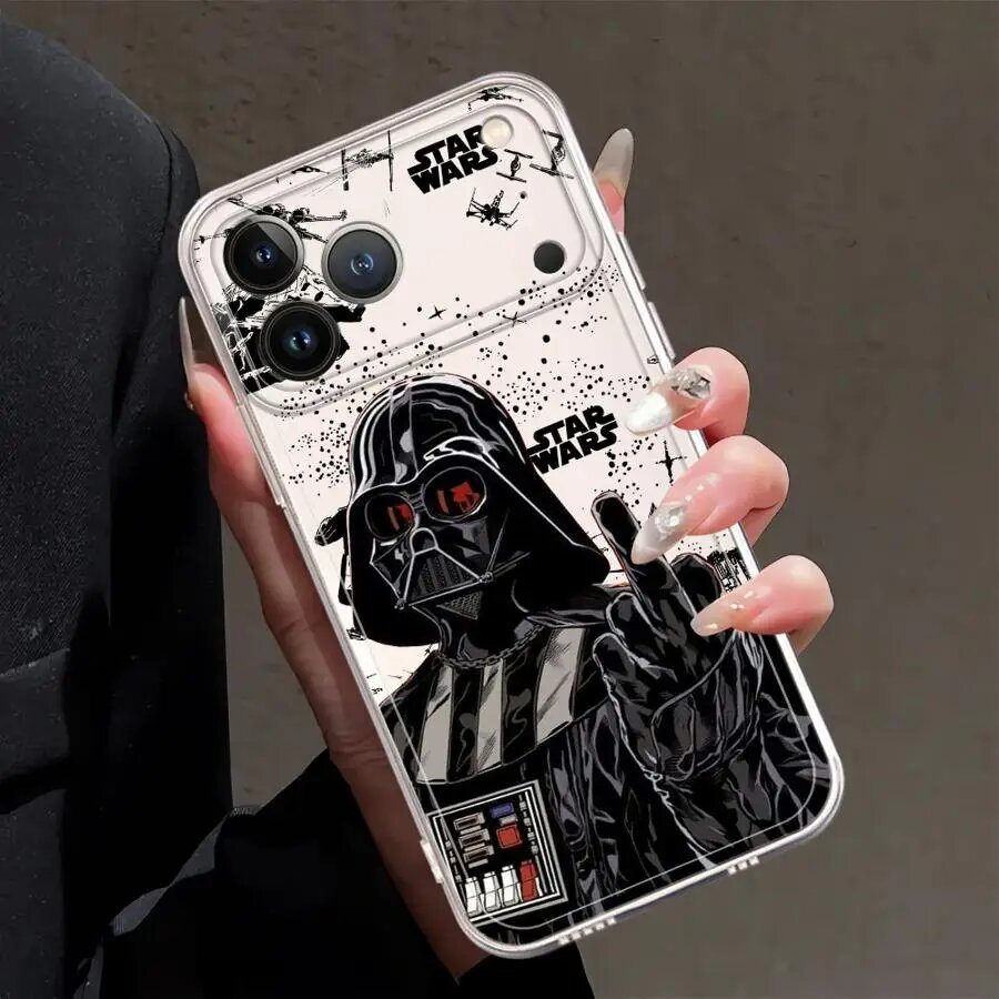Чехол Star Wars Darth Vader для iPhone 14 Pro, Mix02