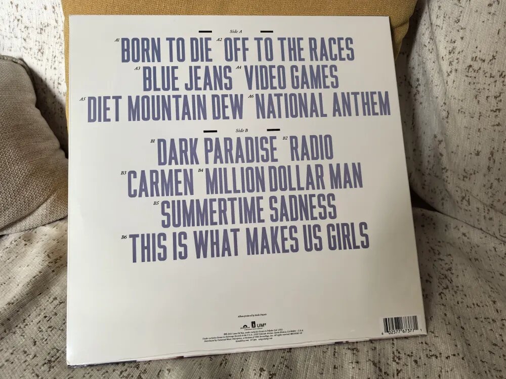 Lana Del Rey Born To Die Red Vinyl LP Совершенно новый Запечатанный Альбом