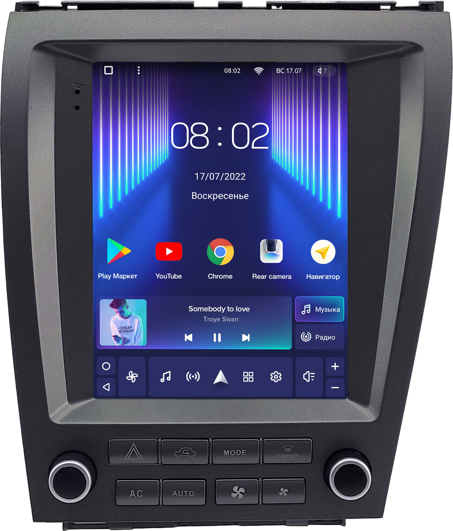 Штатная магнитола Lexus ES 5 2006-2012 (авто без монитора) Teyes TPRO 2 DS (Tesla) 9.7" 3/32 RM-1312-76 Android 10 (4G-SIM, DSP, QLed)