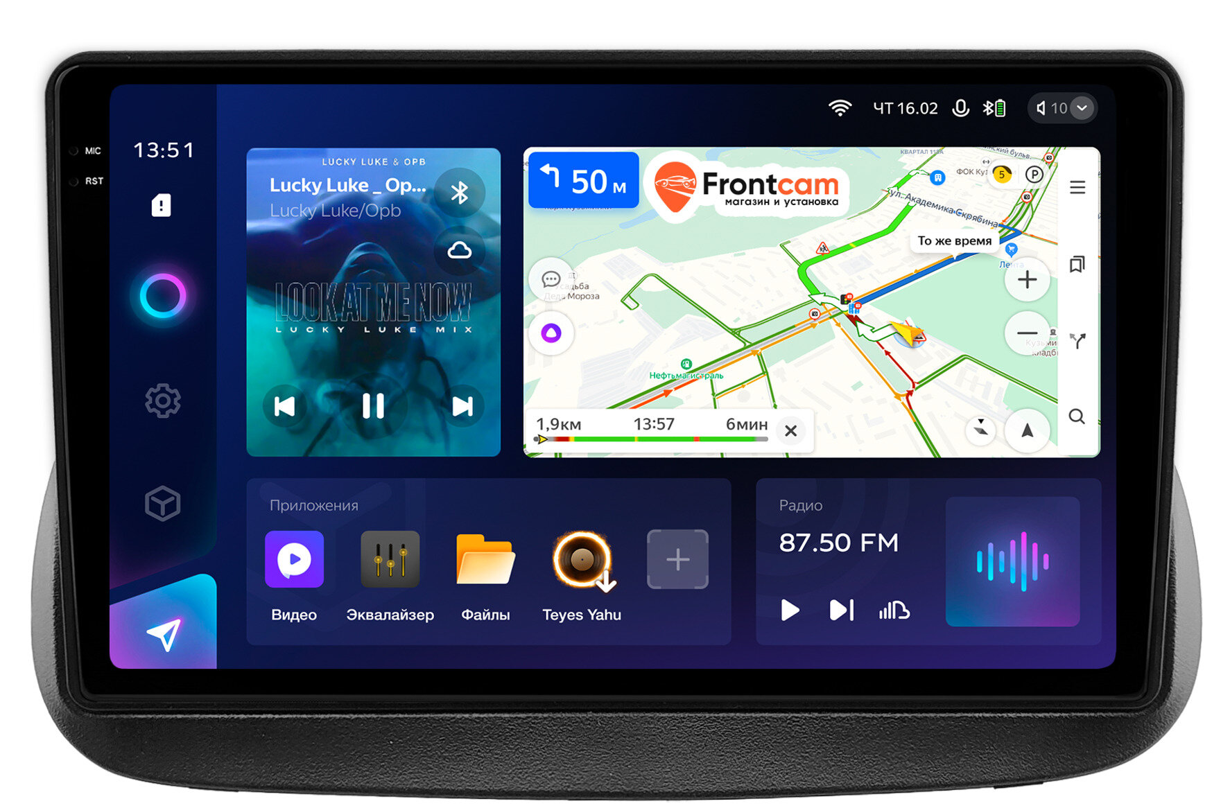 Штатная магнитола Toyota Corolla (E110), Sprinter Carib 1995-2002 (Левый руль, в верхнюю часть) Teyes CC3 2K 4/32 9.5" RM-9-0572 Android 10 (4G-SIM, D