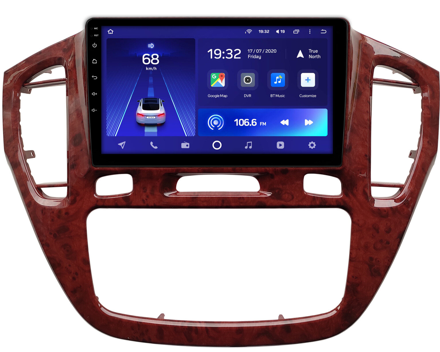 Штатная магнитола Toyota Highlander (U20), Kluger (XU20) 2000-2007 (орех) Teyes CC2L PLUS 2/32 9" RM-9-563 Android 8.1 (DSP, IPS, AHD)