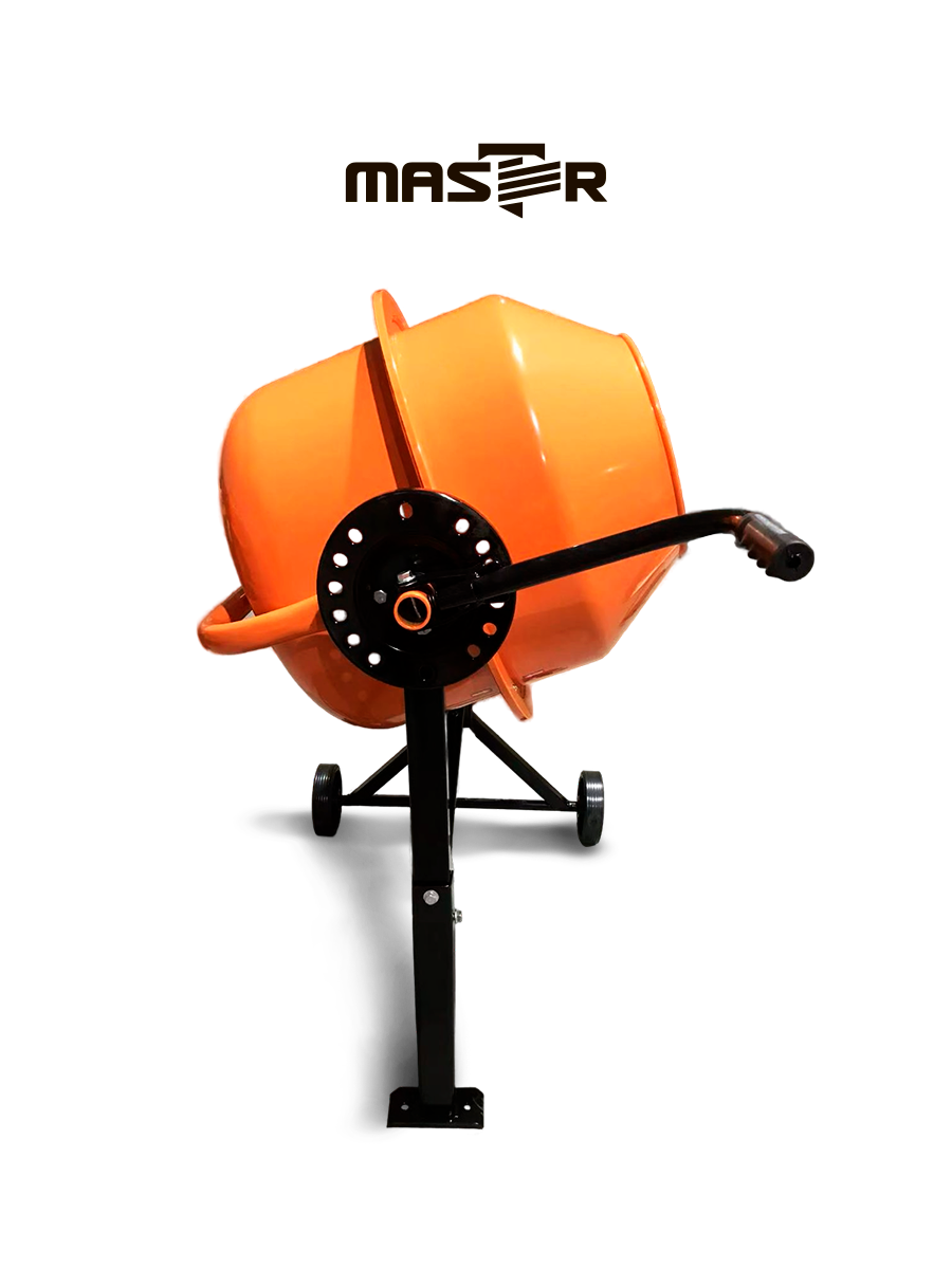 Бетономешалка электрическая "MASTER" БМ-140Т, гравитационная, 140 л