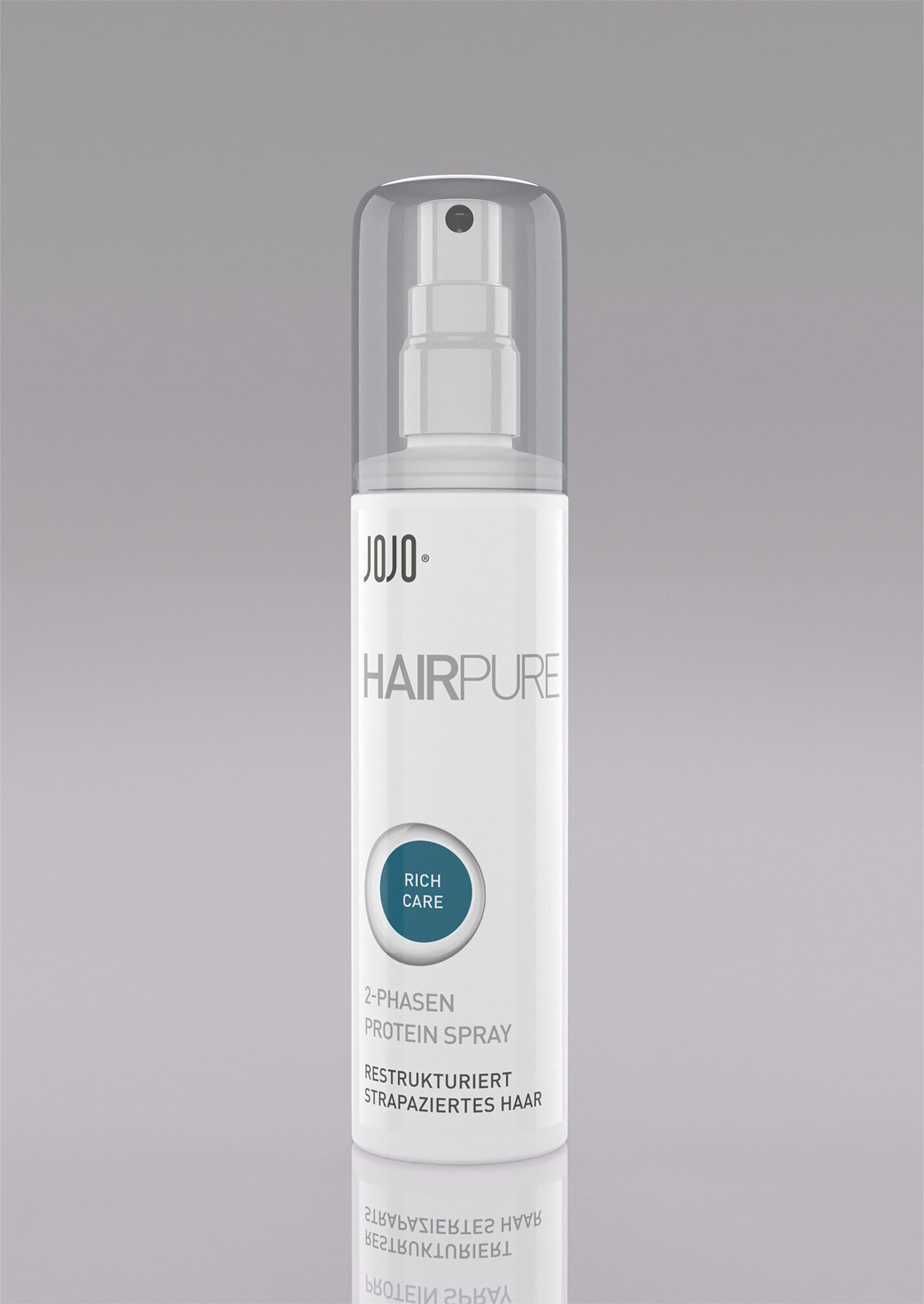 Спрей для поврежденных волос волос, двухфазный от JOJO Haircosmetics "RICH CARE", 200 мл