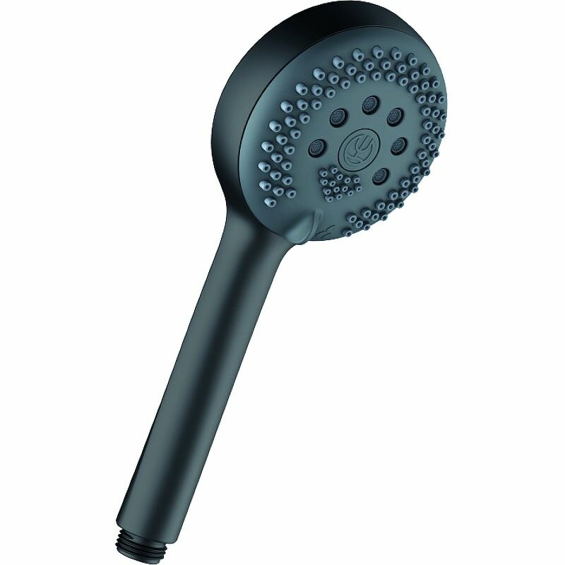 Лейка для душа Kludi Logo 3 режима 6830039-00 черная матовая