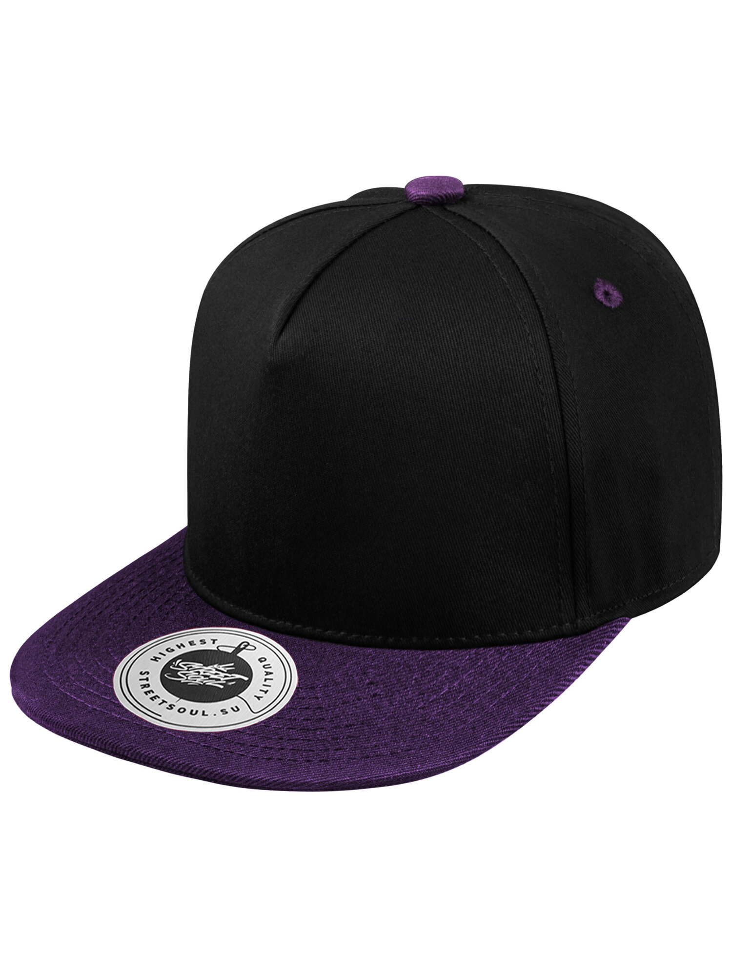 Бейсболка Бейсболка 003-5-2 Пятипанельная двухцветная хлопковая для мужчин