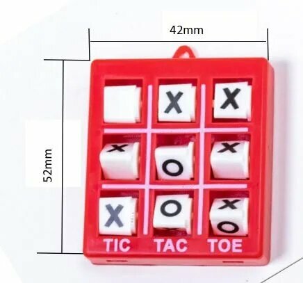 Крестики-нолики / Детская настольная игра / Развивающая игра с случайным узором