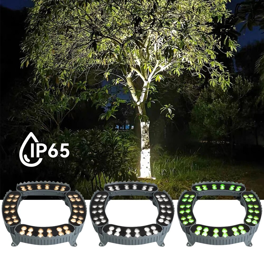 RGB Светильник для подсветки деревьев теплый/холодный белый свет IP65 Warm White 1PCS