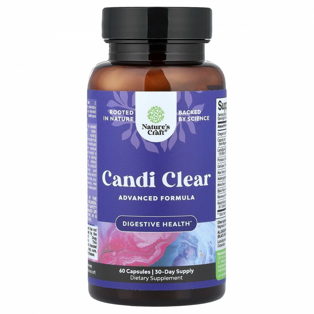 Nature's Craft, Candi Clear, 60 капсул