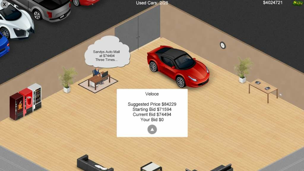 Auto Dealership Tycoon Steam Ключ • Активация Steam • регион Весь мир