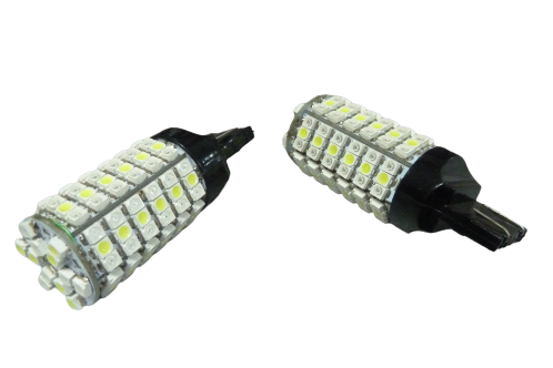 Светодиоды Zumato 7443-120 Dual color (yellow+white) чипы 3528 3W 500Lm 12V (W21/5W) - 2 шт.