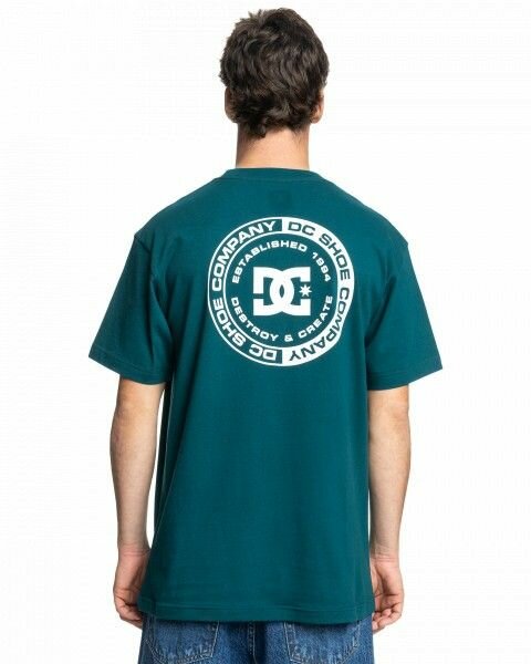 Футболка DC Shoes, размер M, синий — фото 1