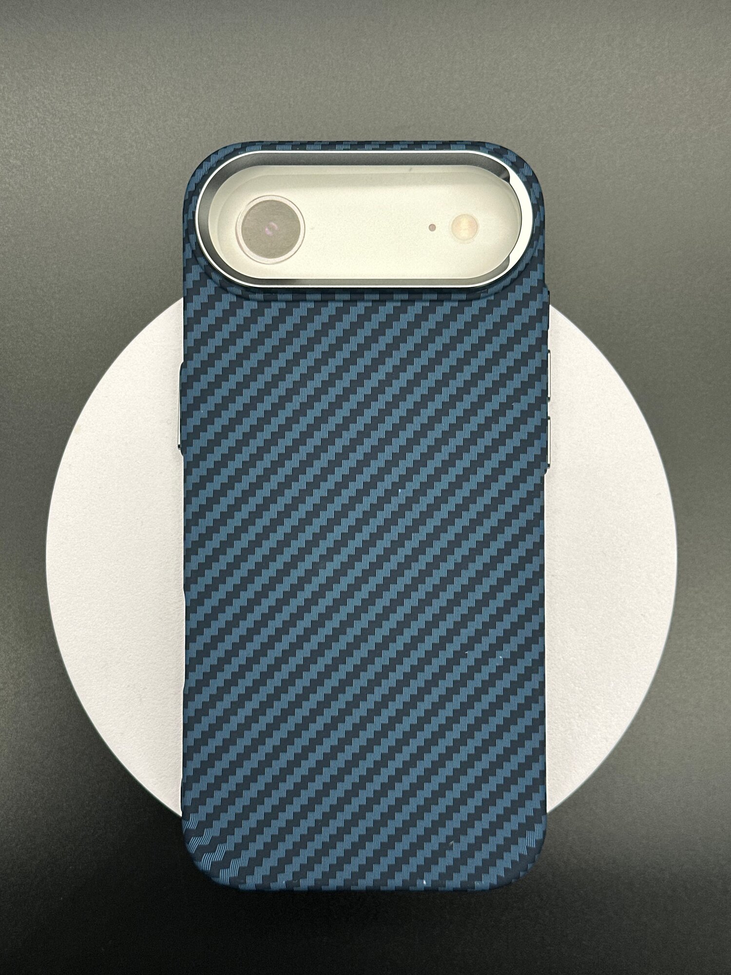 Чехол Magsafe для iPhone 17 Air, ударопрочный, карбоновый, матовый, защита камеры