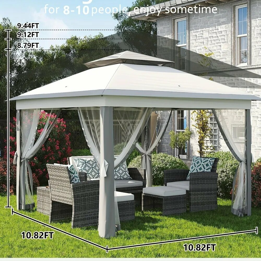 FerroBloom Беседка,330х330х288см