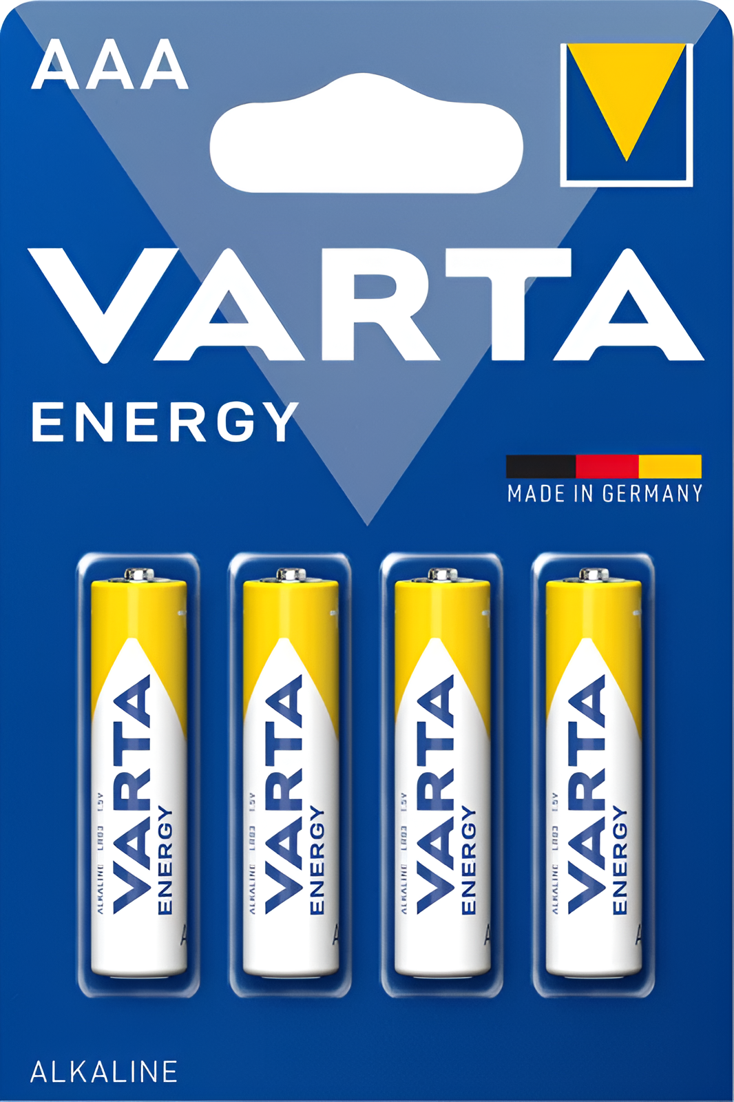 Батарейка Varta Energy AAA/LR03 , ( 4 ) шт. в блистере, 04103229414