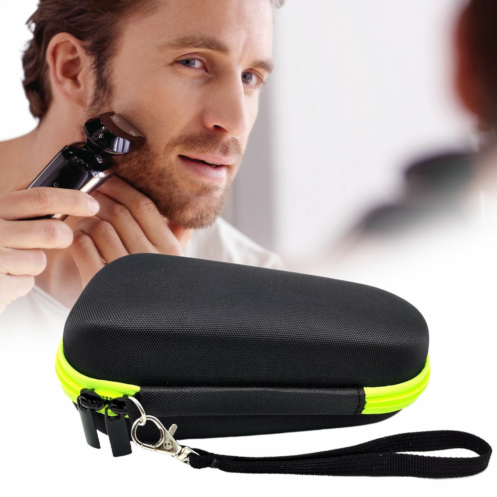 Дорожный чехол для хранения бритвы Braun серии S3, S5, S7, S9 с противоударной сумкой