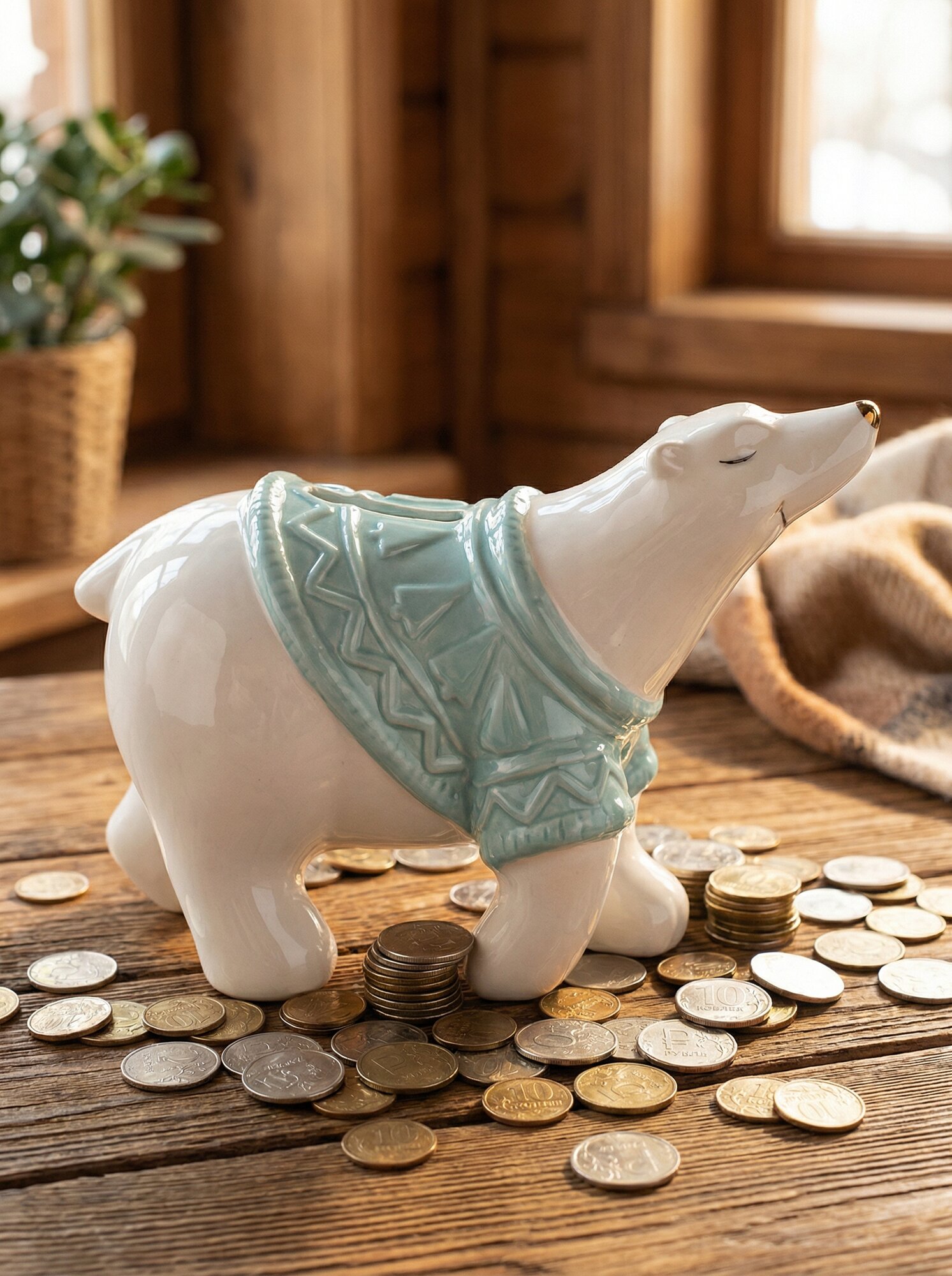 Копилка "Медведь", L18 W8 H12,5 см