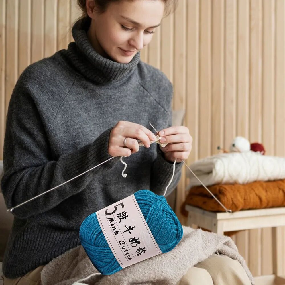 Пряжная клубок для ручного вязания