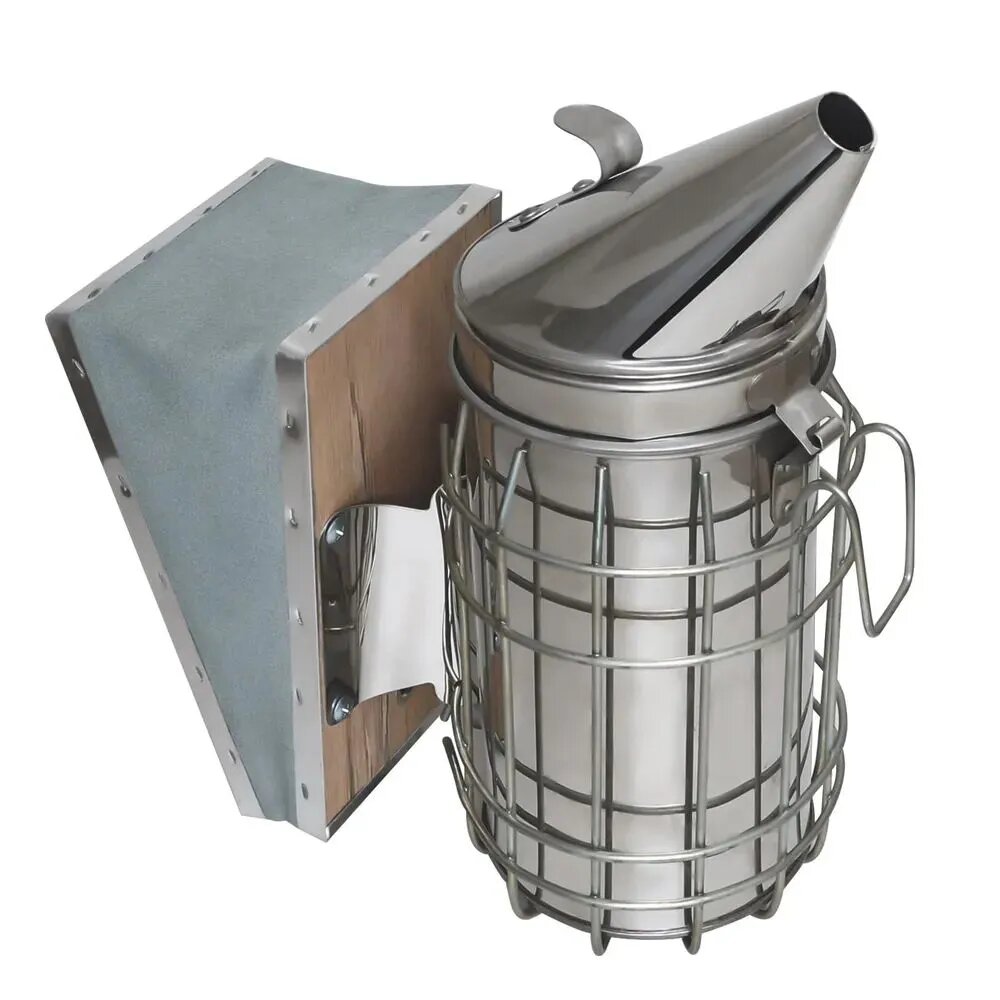 Дымарь из нержавеющей стали с защитой от ожогов для пчеловода пчеловодный