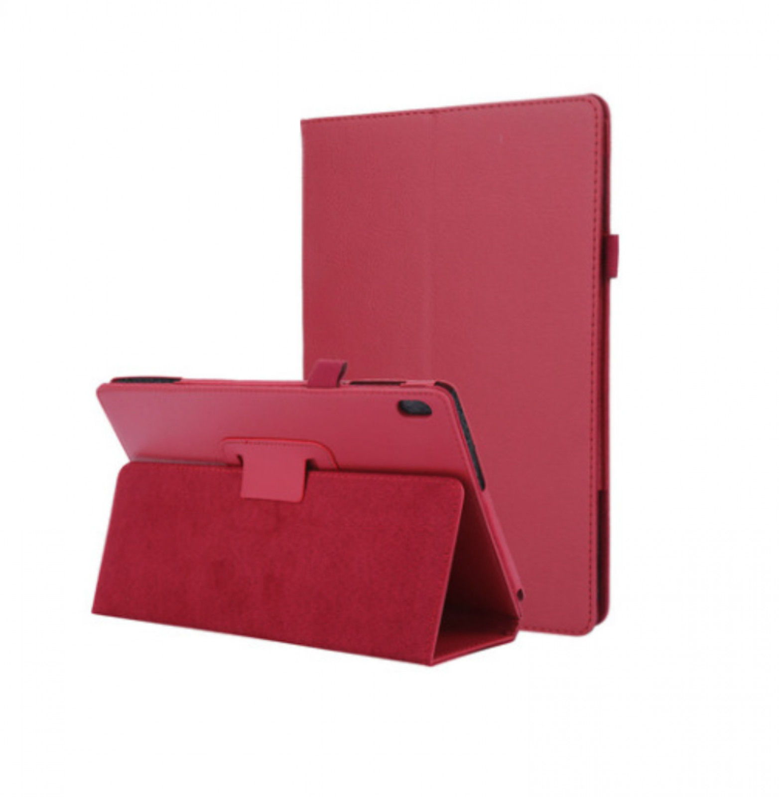 Чехол-книжка MyPads для Lenovo P11 Pro 11.5 TB-J706F и Pad Pro 2021, малиновая искусственная кожа с подставкой