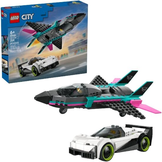 Конструктор Lego City 60489 Самолет против машины