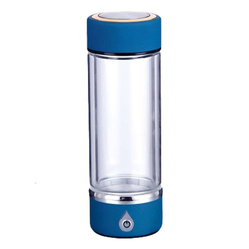 Богатая водородом вода, двухслойная магнитная водопоглощающая электролизная разделительная чашка, водопоглощающая чашка, портативная перезаряжаемая чашка для водородной воды-красный