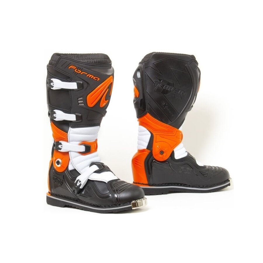 Мотоботы Forma Terrain-Evolution-TX Black-orange. 44. Черный-оранжевый
