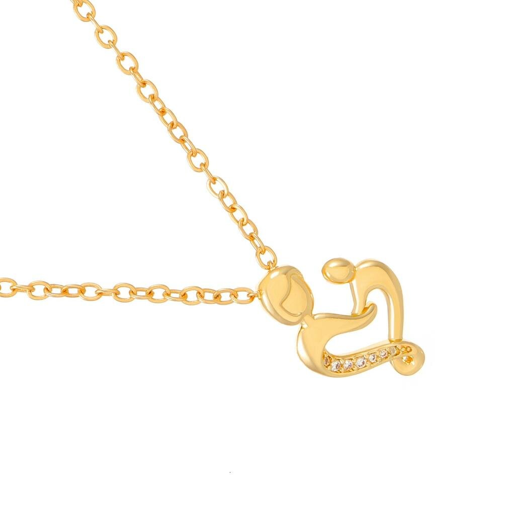 Кулон «Мама и ребёнок», Gold - 1