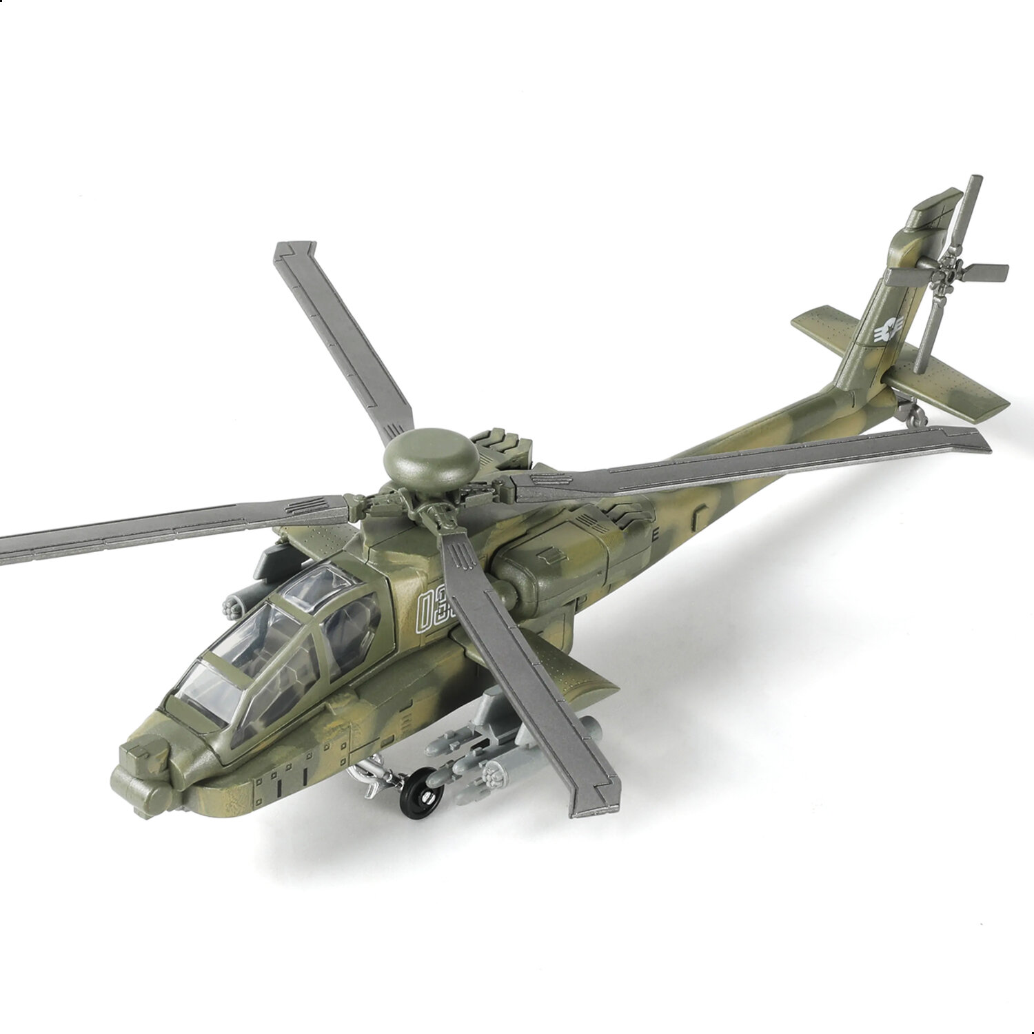 Сборная модель вертолета AH-64 Apache, SEBUNAS, 1:72, 25 деталей