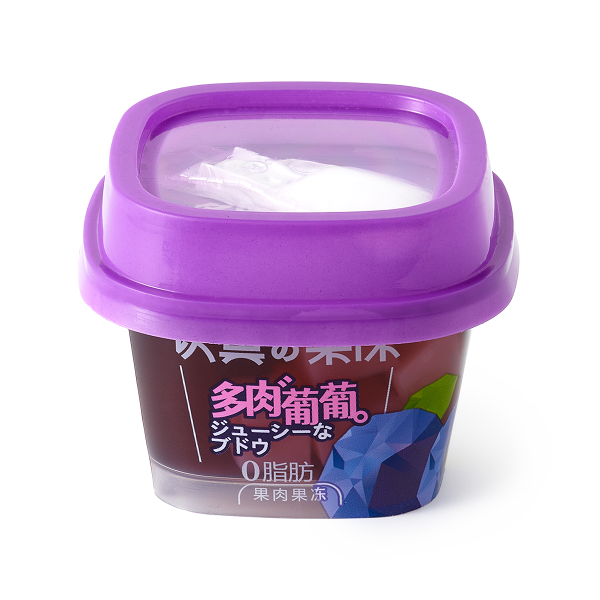 Желе Clever Mama "Сочный виноград", порционное, в пластиковой банке