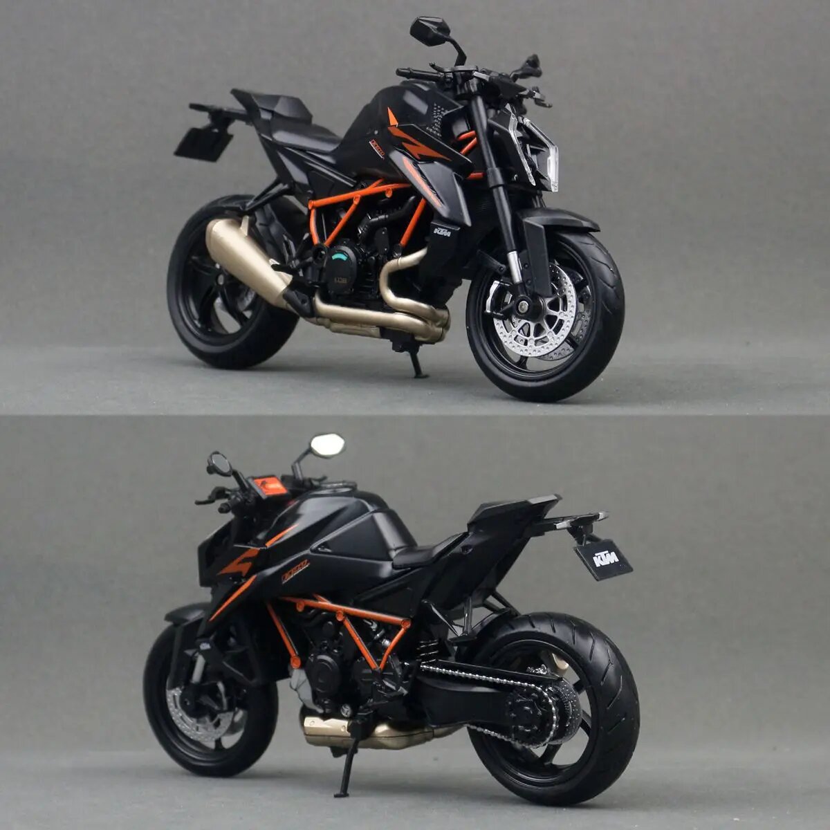 KTM 1390 Super Duke R, черный, 1:12