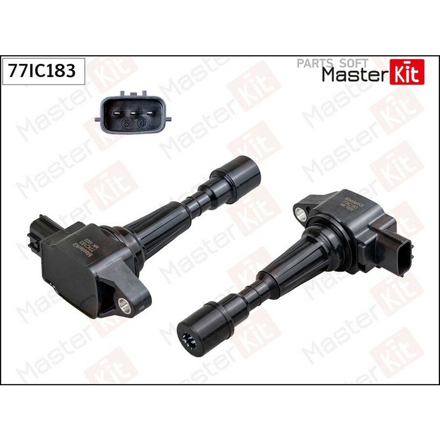 Катушка зажигания MASTERKIT 77IC183 | цена за 1 шт