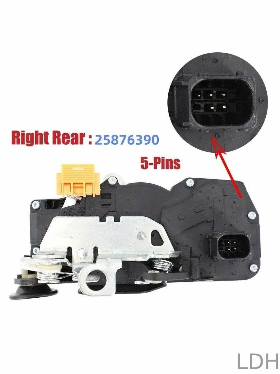 25876390 Правая задняя дверь, привод замка двери, для GMC Sierra Yukon Chevrolet Tahoe Cadillac Escalade