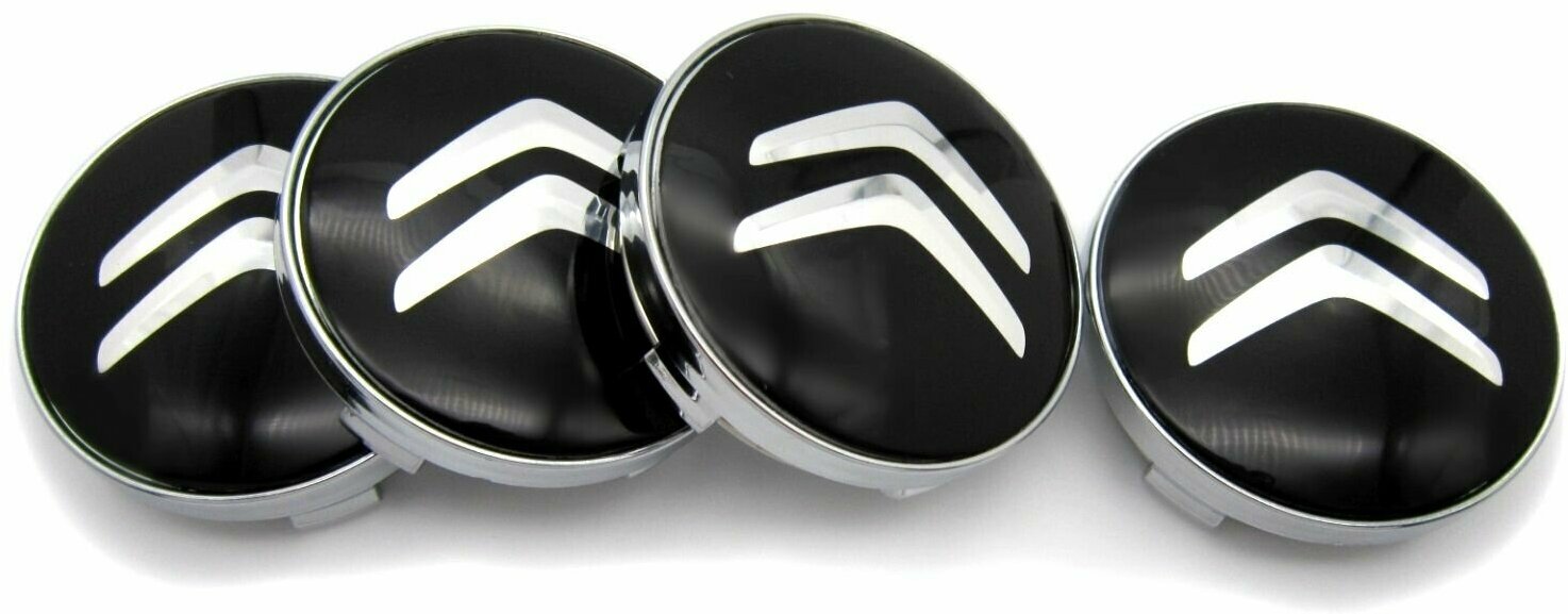 Колпачки, заглушки на литые диски Ситроен 60/56 мм, комплект 4 шт.