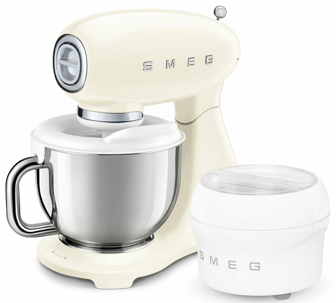 Миксер Smeg Style 50's SMF05CREU, планетарный, кремовый цвет