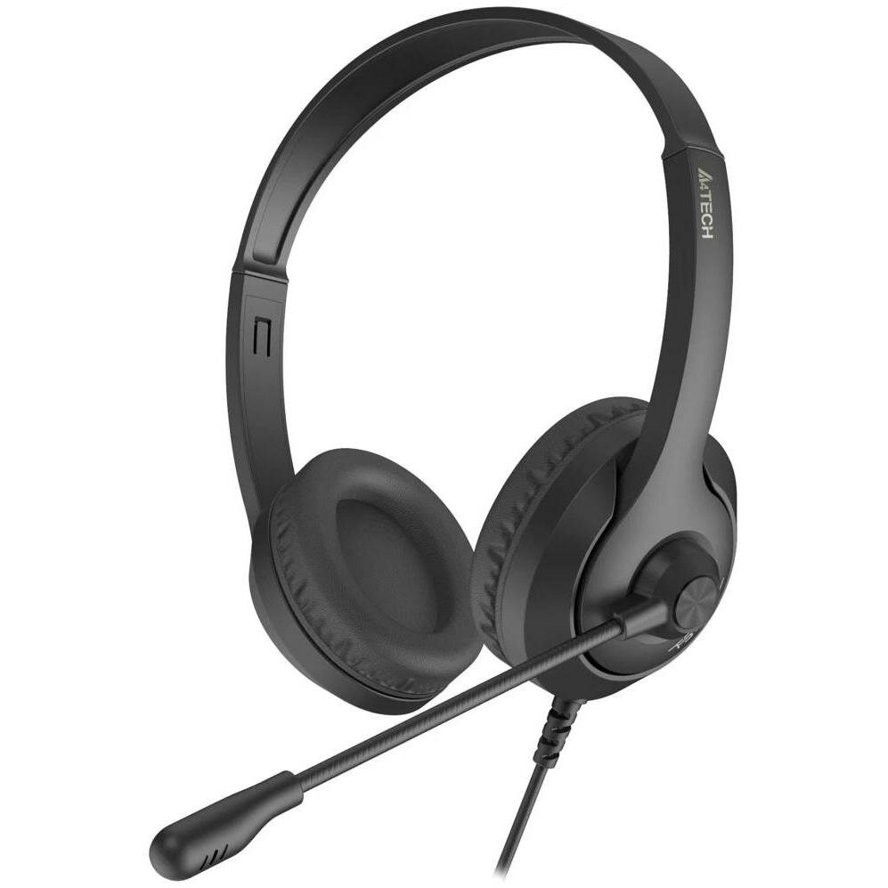 Гарнитура проводная A4Tech Fstyler FH100i, черный, 3.5 mm, FH100I