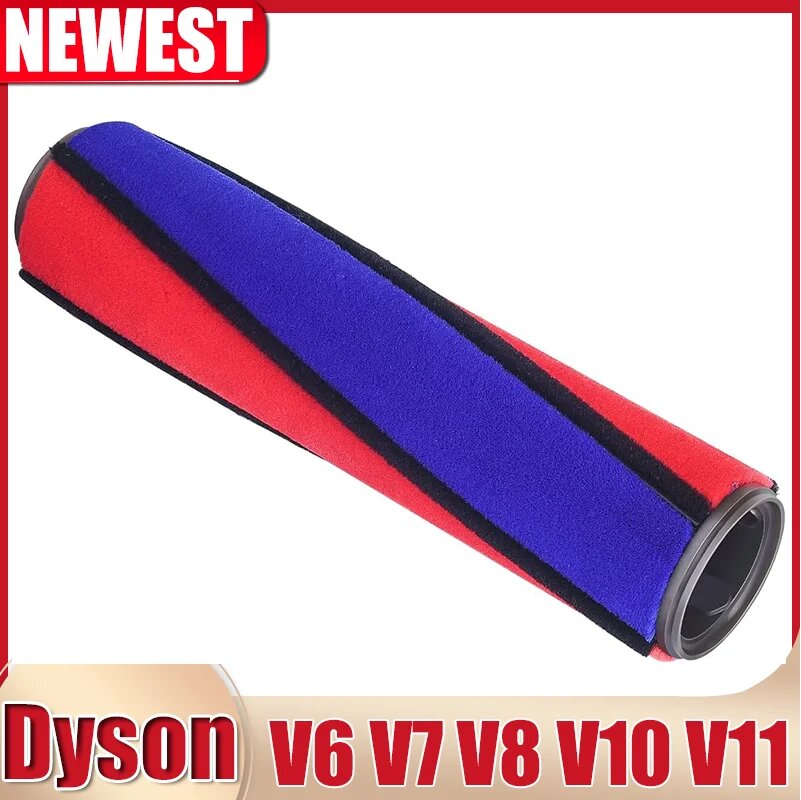 Мягкая роликовая щетка, совместимая с запасной частью пылесоса Dyson V6, V7, V8, V10 и V11.