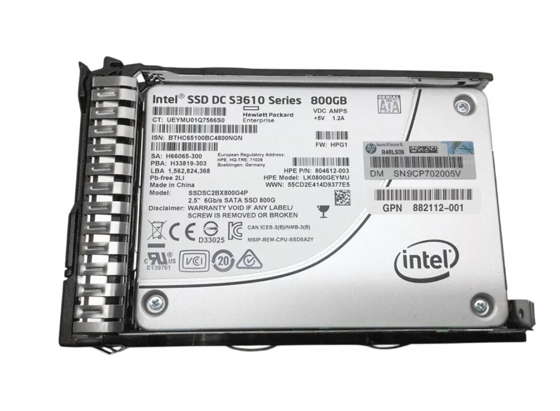 Жесткий Диск HP 882112-001 800Gb SATAIII 2.5" SSD