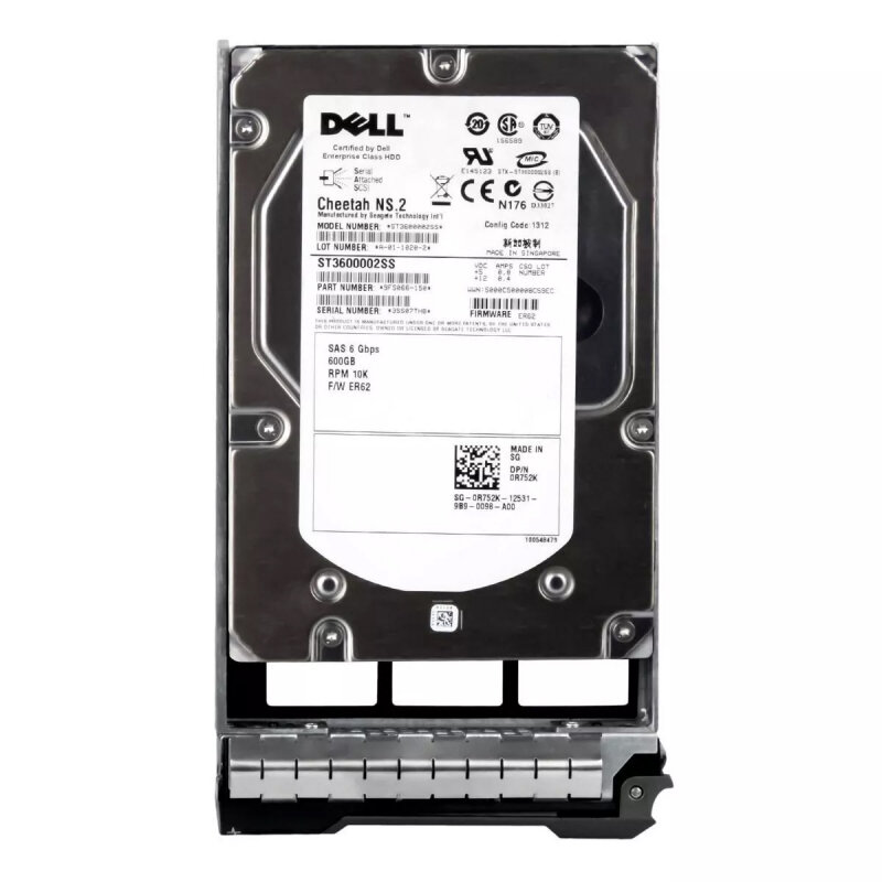 Жесткий диск Dell 0R752K 600Gb SAS 3,5" HDD
