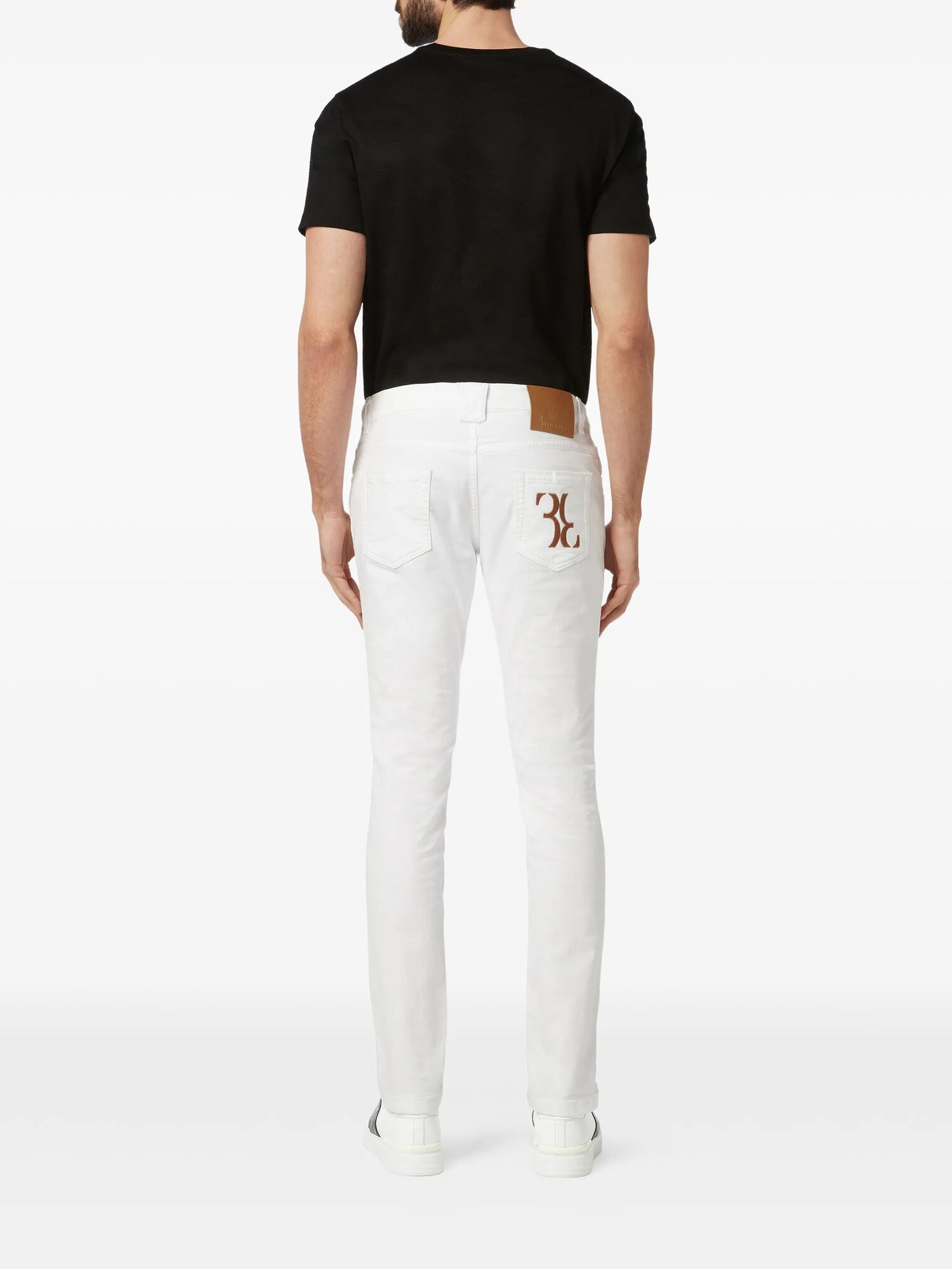 Джинсы Billionaire Slim-fit jeans, размер XS, white — фото 1
